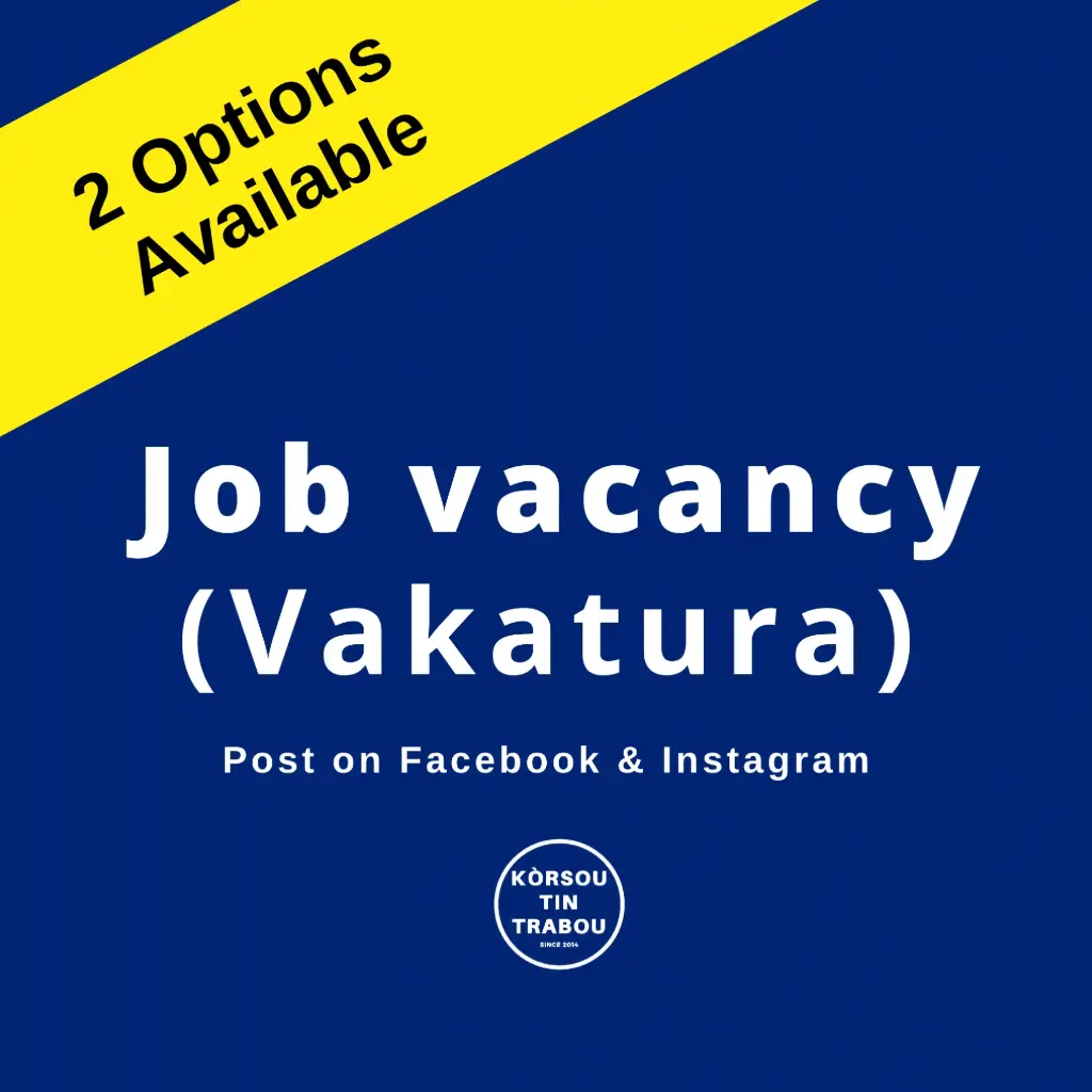 Job Vacancy | Korsou Tin Trabou
